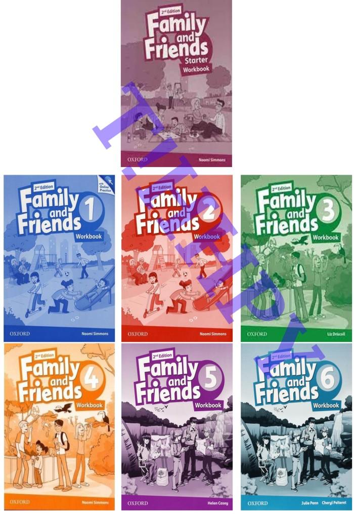 Jual Buku Family And Friends Class Book Starter & Workbook Starter 1-6 ...
