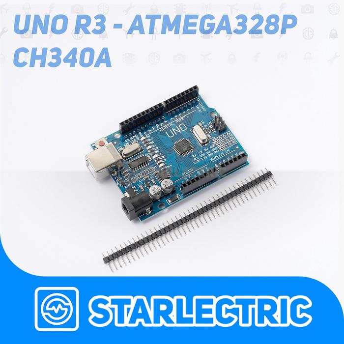 Jual Uno R3 - Arduino Uno Complatible Atmega328p CH340 - Kota Depok ...