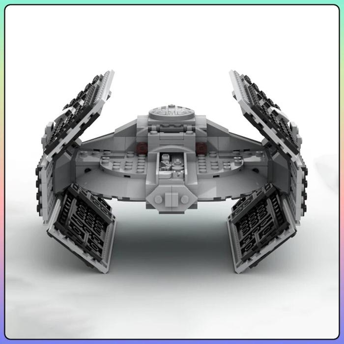 Jual Hds New Space War Tie Advanced X1 Interstellar Weapons Moc Brick ...