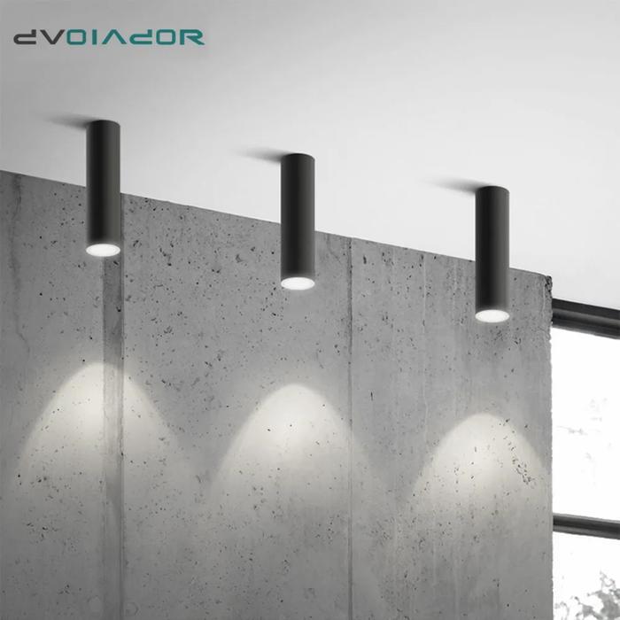 Jual JS Spotlight Surface Mounted Led Tube Ceiling Spotlight Aluminu ...