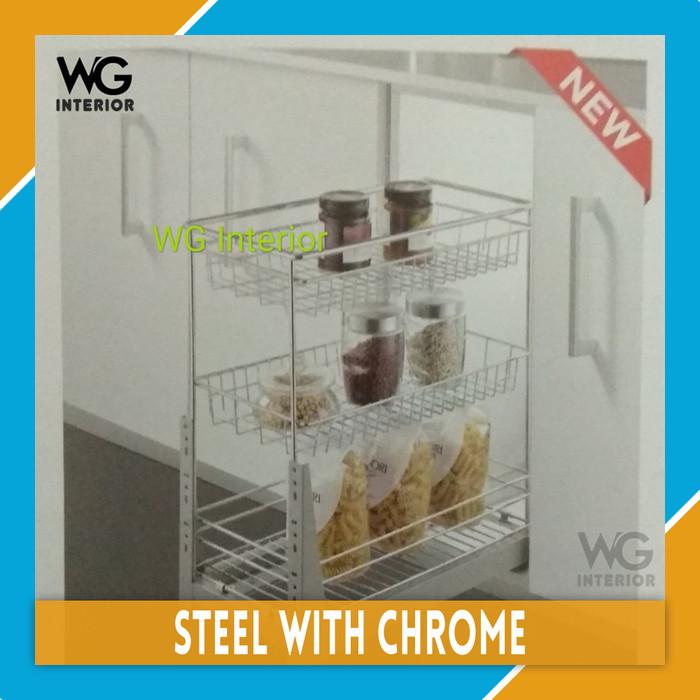 Jual Rak Bumbu Tarik 30cm Slowmotion Vitco SC 29023 SM - Kota Tangerang ...