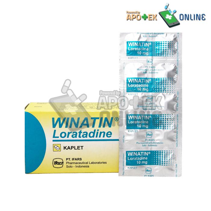 Jual WINATIN 10MG 1 STRIP 10 TABLET/ LORATADINE/ ANTI ALERGI - Kab ...