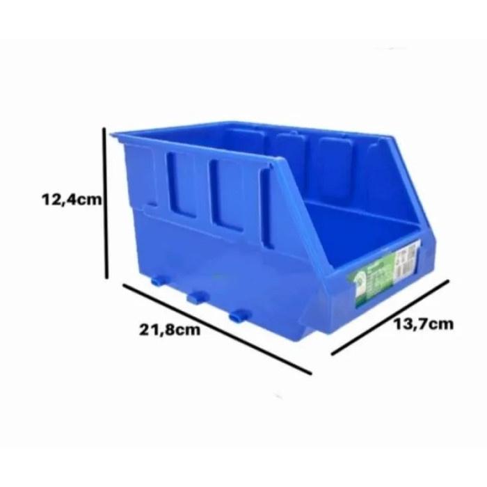 Jual PALING MURAH Green Leaf Rak Penyimpanan Stackable Storage Bins Box ...