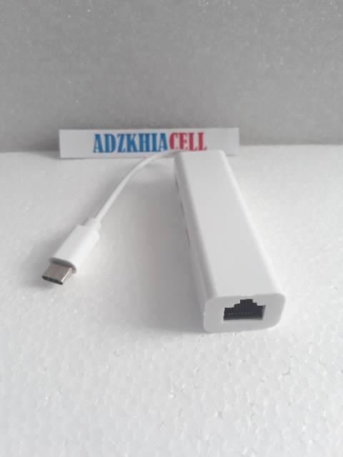 Jual Usb Type C To Usb Hub 3 Port Dan Lan Ethernet Rj45 Converter - Kota Surabaya - mugoa ...