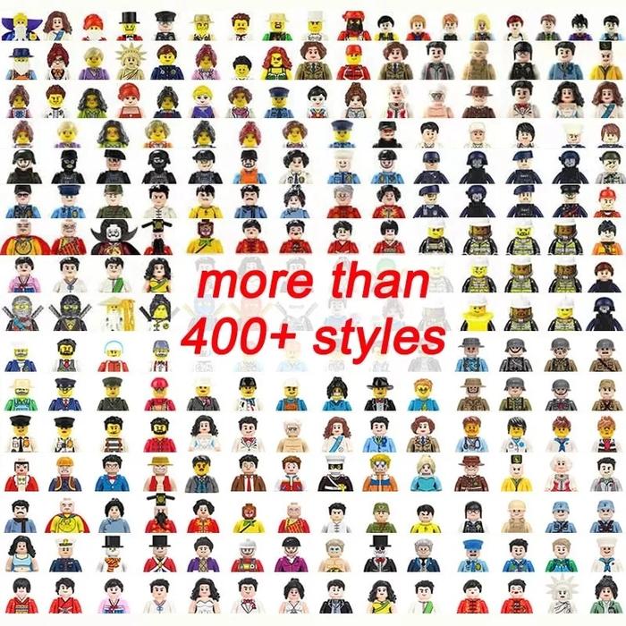 Jual Hds City Family Mini 3d Building Blocks Worker Fireman Doctor Do ...