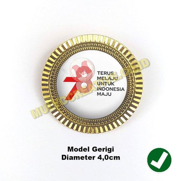 Jual Pin Logo HUT RI 78 Kemerdekaan Indonesia 17 Agustus Premium - Kab ...