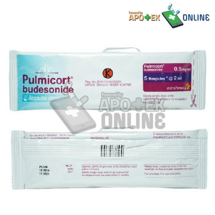 Jual PULMICORT 0.5MG RESPULES 5'S/BUDESONIDE/ASMA/SESAK NAFAS - Kota ...
