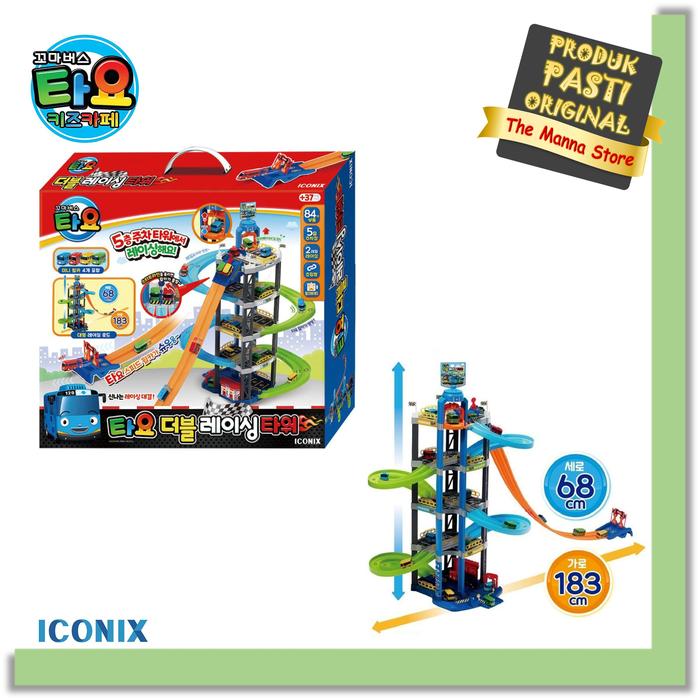 Jual Iconix Tayo The Little Bus Multi Ramp Speed Racing Tower Original - Jakarta Barat - The ...