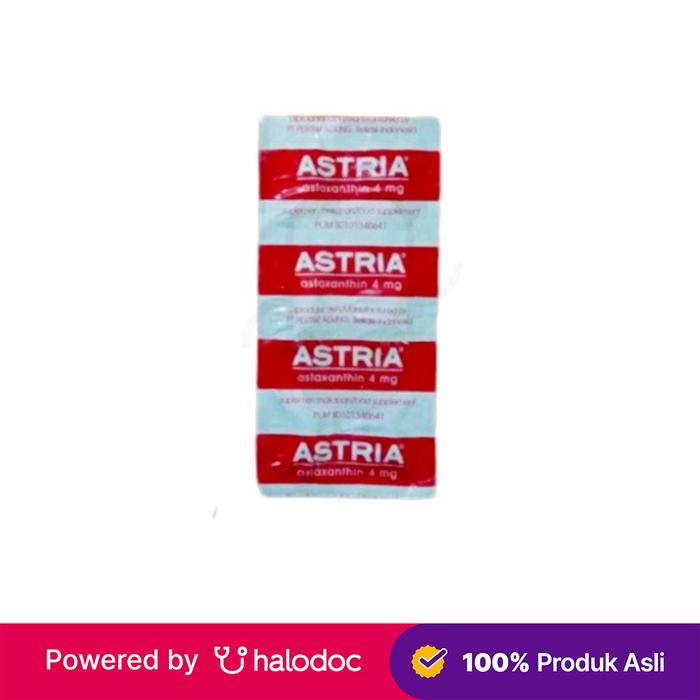 Jual Astria 4 mg 6 Kapsul - Vitamin & Suplemen Antioksidan - Halodoc ...