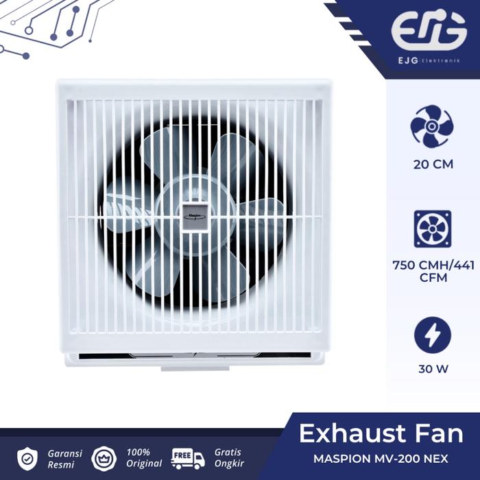 Jual Maspion MV200NEX - Exhaust Fan 8 inch 200 NEX /Dinding / Blower ...