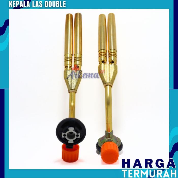 Jual KEPALA LAS DOUBLE 2 LUBANG GAS TORCH | ALAT BAKAR MAKANAN / DAGING ...