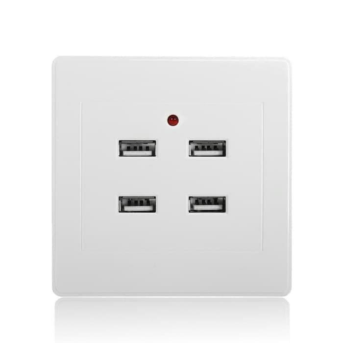 Jual 👍 OUTBOW / INBOW Stop Kontak Colokan Dinding 4 USB Port Wallplug ...
