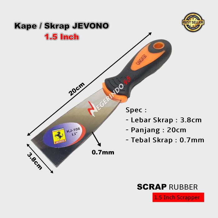 Jual Skrap Kape 1.5" 2" 2.5" 3" 4" inch sekrap gagang karet / scrap ...