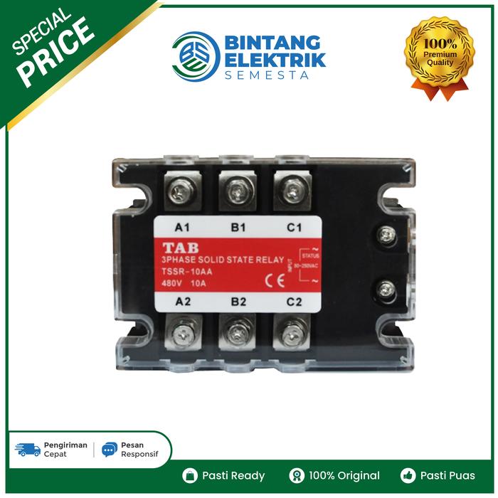 Jual Solid State Relay 3 Phase SSR-10AA - AC-AC 10 Ampere - Jakarta ...