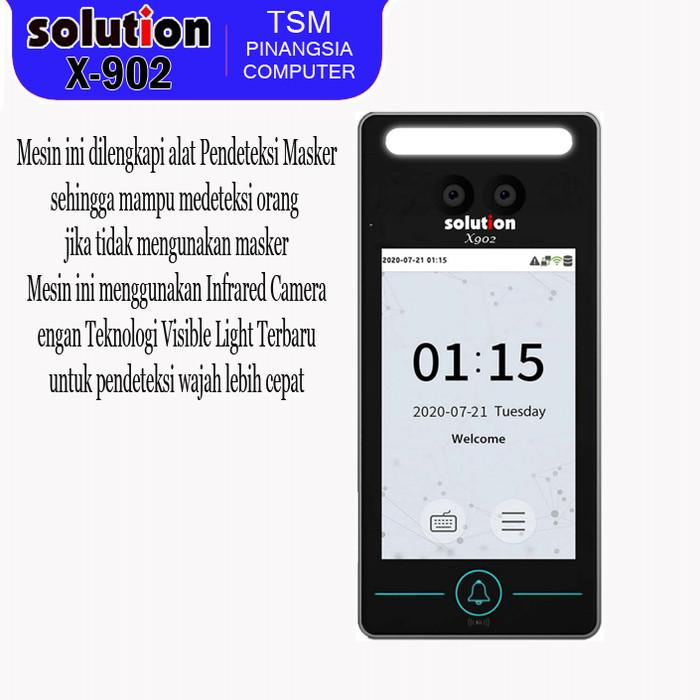 Jual Solution X902 / X 902 Fingerprint - Mesin Absensi Sidik Jari Dan Wajah - Jakarta Pusat - PT ...