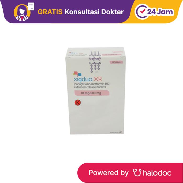 Jual Xigduo XR 10/500 mg 7 Tablet - Diabetes - Halodoc - Jakarta Barat ...