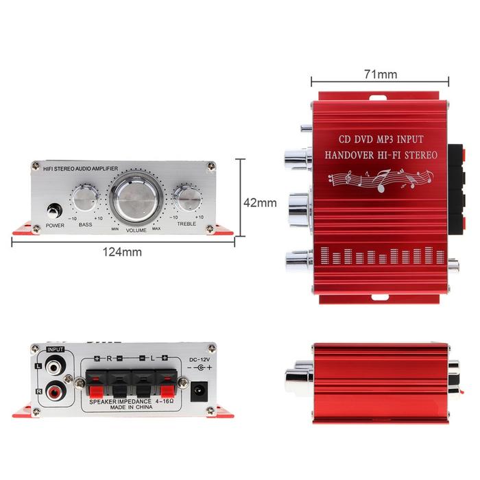 Jual Produk Ampli Mini HiFi Stereo Power Amplifier 12V 20W 2 Channel ...