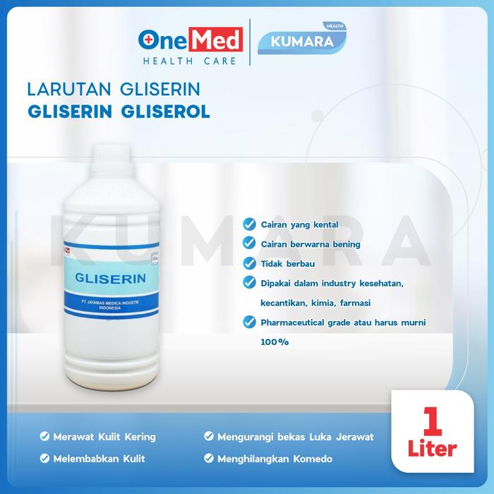 Jual ONEMED - Larutan Gliserin 1 Liter / Glycerine Glicol - Jakarta ...