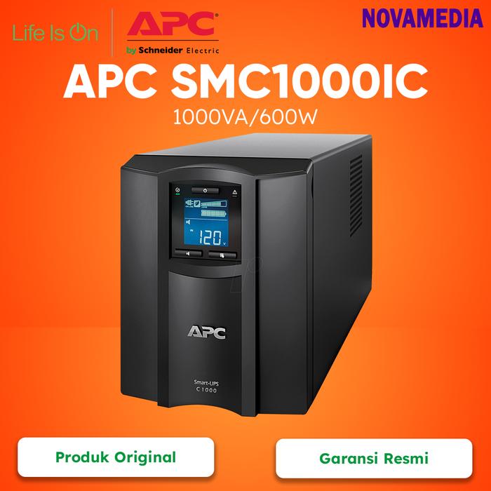 Jual UPS APC SMC1000IC 1000va Smart-UPS C LCD 230V with SmartConnect - Jakarta Barat ...