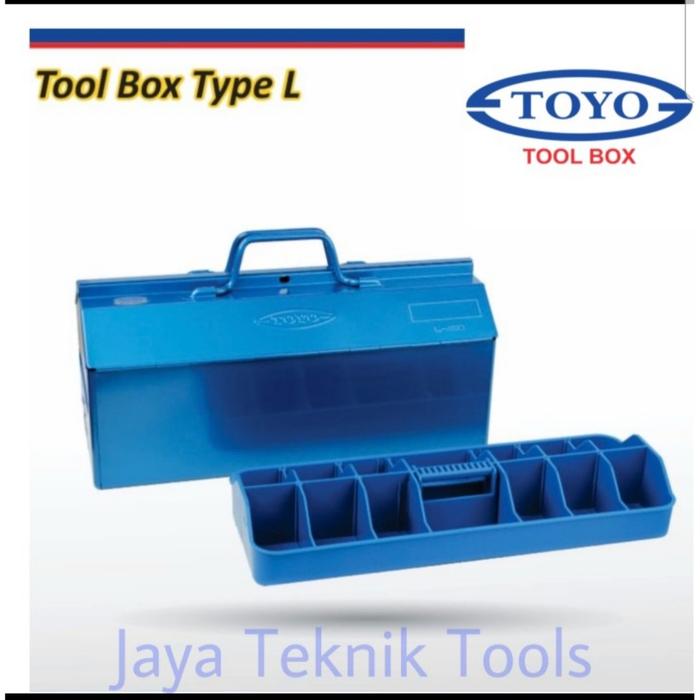 Jual Tool Box Toyo L 450 530 2 Susun TingkatTray Besi Jepang Sekat - L ...