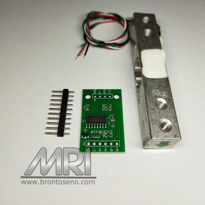 Jual Load Cell 5kg Sensor berat tekanan timbangan hx 711 loadcell ...