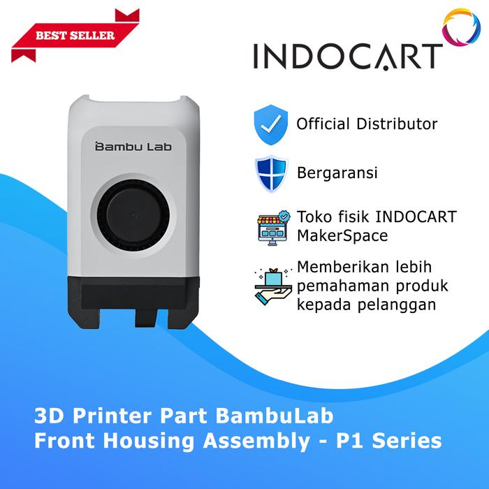 Jual INDOCART 3D Printer Parts BambuLab Front Housing Assembly P1 ...