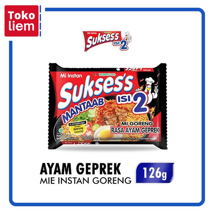 Jual Sukses's Mie Goreng Isi 2 Ayam Geprek 126G - Kota Semarang - CV MULTIJAYA ABADI | Tokopedia