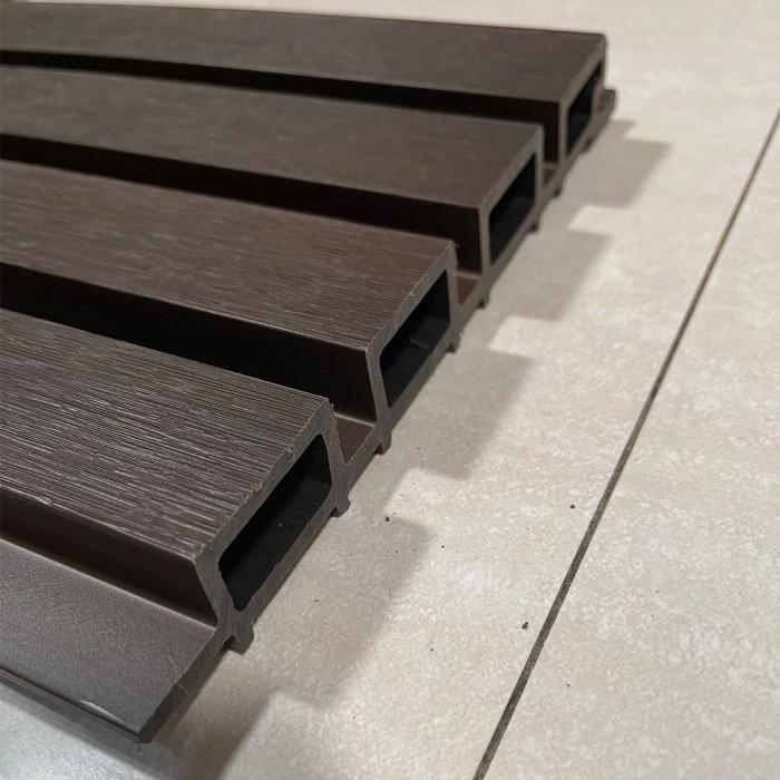 Jual Wall Panel WPC Fluted Large Walnut Outdoor 140 CM x 26 MM x 21,9 ...