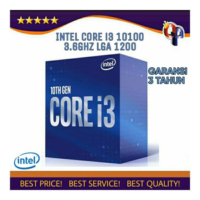 Jual promo Processor INTEL core i3 10100 3.6 GHz BOX socket 1200 3 ...