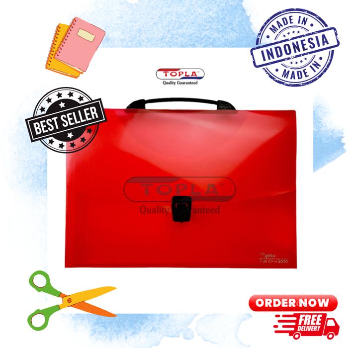 Jual Sale!! File Case 2030 Topla - Tas Map Dokumen Kertas Ukuran F4 ...
