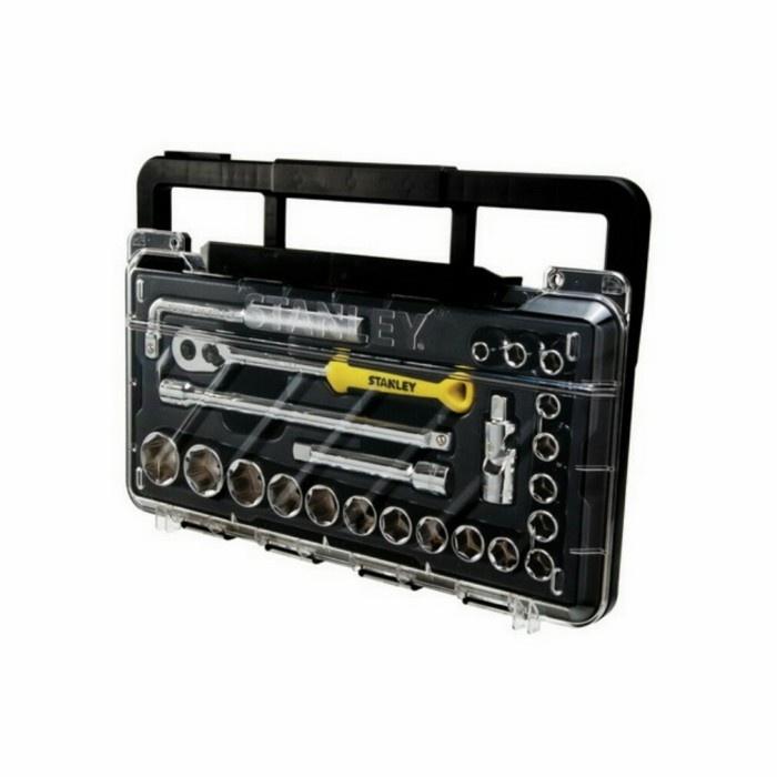 Jual Stanley STMT74726 Sock Lock Set 1/2 Inch 12 PT Metrik Socket ...