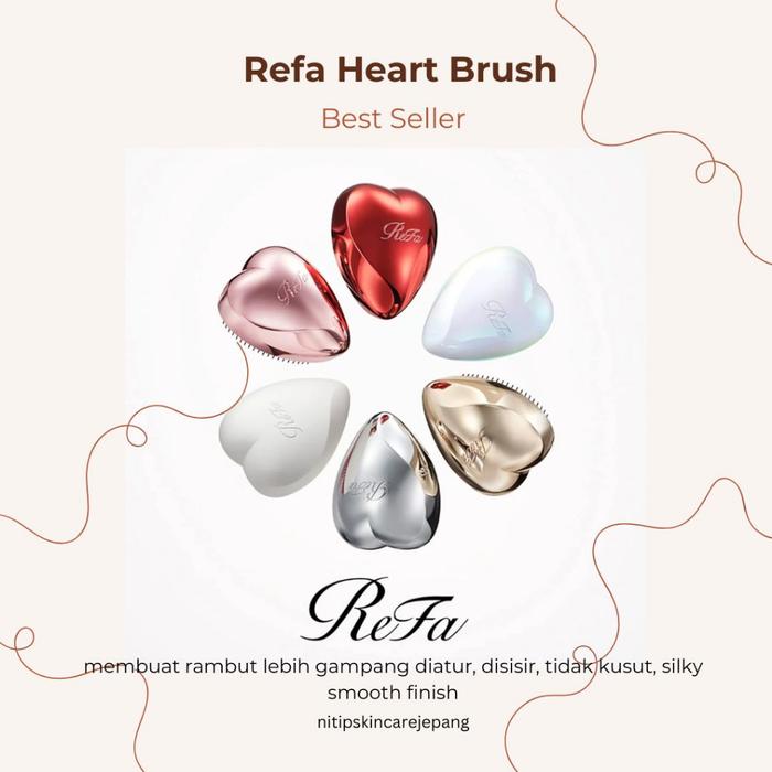 Jual Refa Heart Hair Brush, Sisir Refa Original Japan Di Seller Yama - Cengkareng Timur, Kota ...