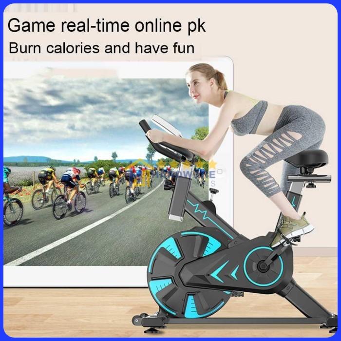 Jual Sepeda Statis Gym Spinning Bike Adjustable with Speedometer - 585A ...