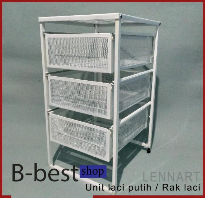 Jual Unit laci Drawer Laci 3 susun Laci meja RAK BAWAH MEJA Rak besi ...