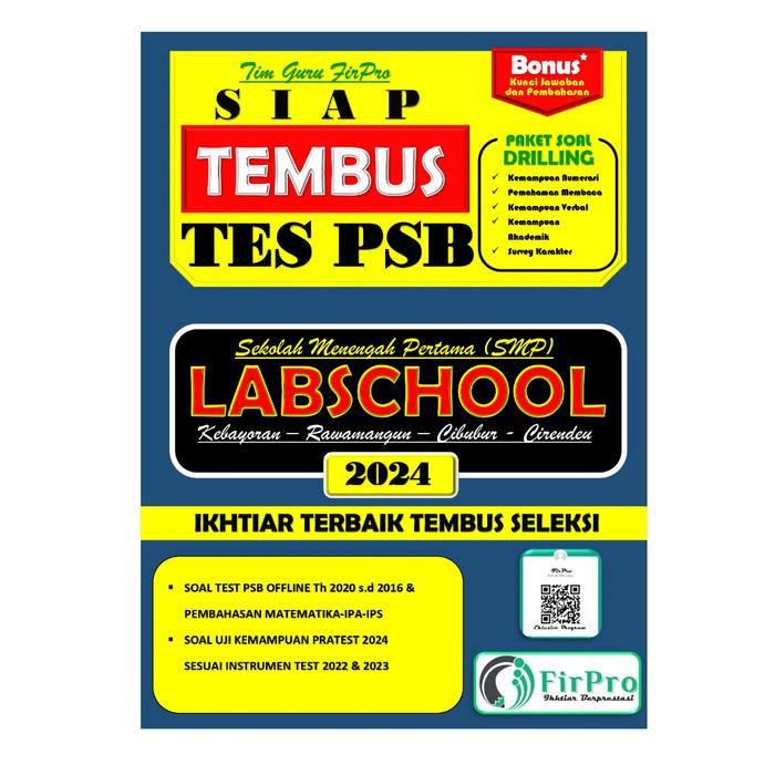 Jual Buku Persiapan Psb Smp Labschool 2024 Terlaris. - Kardus Di Seller Velvet Store ...