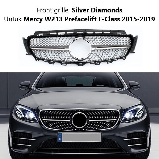 Jual Mercedes W213 Mercy E Class Hidung Grille Diamond GTR AMG 2016 ...