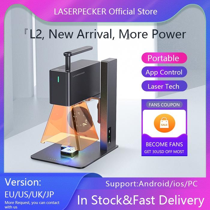 Jual Mesin Ukir Laser Peck L2 Basic 60W Portable Support Android IOS ...