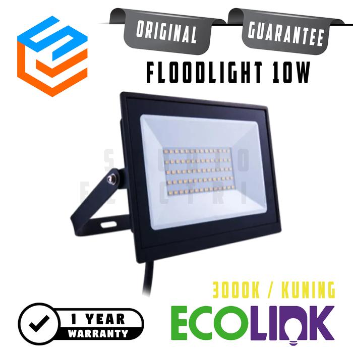 Jual Lampu Sorot Tembak Ecolink Flood Light 10 Watt Kuning Floodlight 10W - Jakarta Barat ...