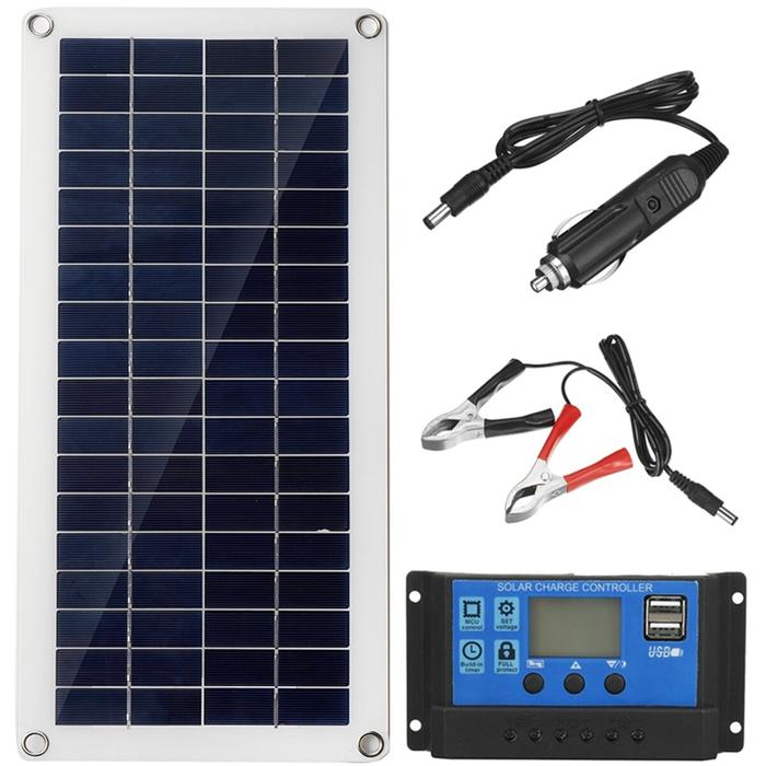 Jual 40W 12V Solar Panel Kit 60A/100A Battery Charger Controller ...