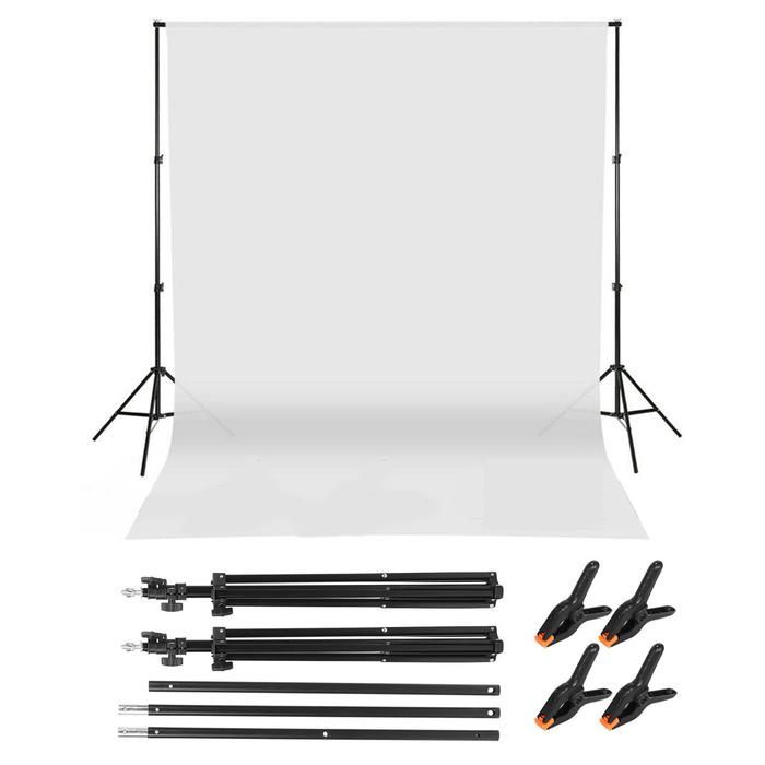 Jual Aluminum Background Stand Photography Studio Backdrop Bracket ...