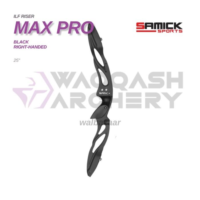 Jual SAMICK MAX PRO 25" ILF RISER Recurve Bow Original - Hitam - Kota ...