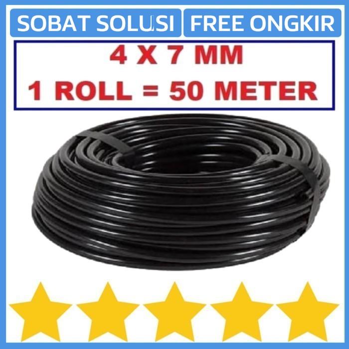 Jual SELANG PE 4 x 7MM 1 ROLL 50 METER ALAT SIRAM HOSE IRIGASI ...