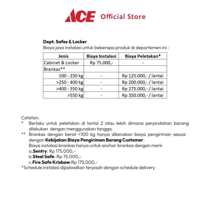 Jual terbagus krisbow lemari arsip kantor besi 2 pintu - biru - Kab ...