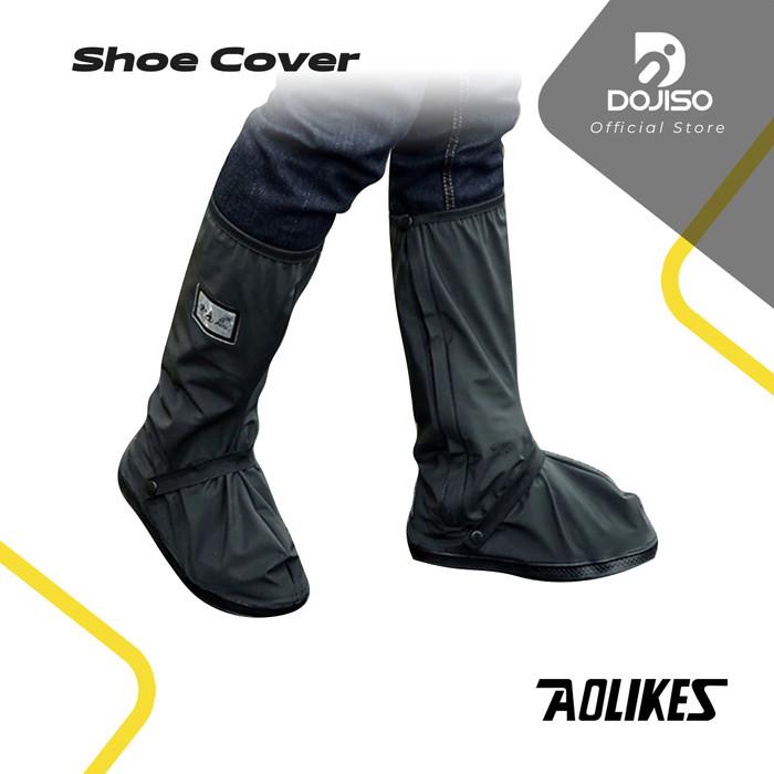 Promo Jas Hujan Sepatu Shoe Cover Long Waterproof Reflektor Cahaya Anti ...