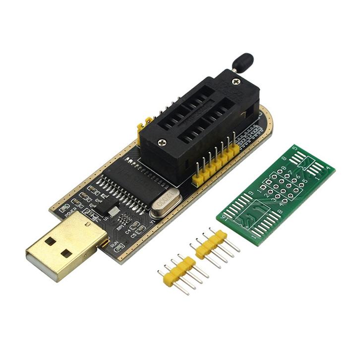 Promo CH341A 24 25 Series Eeprom Flash BIOS USB Programer Downloader ...