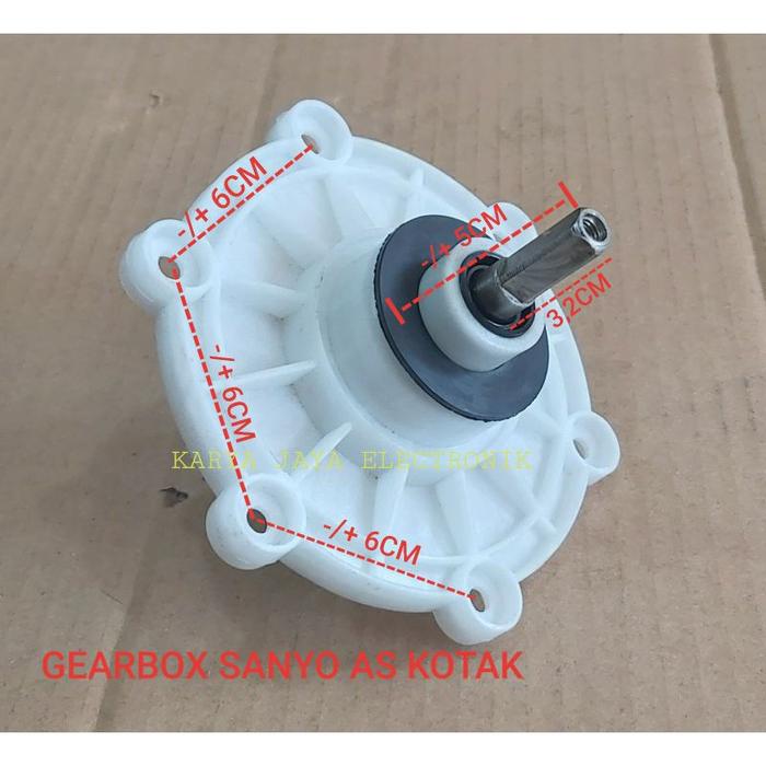 Jual GEARBOX MESIN CUCI SANYO AS KOTAK /GEARBOX MESIN CUCI SANYO AQUA 2 ...