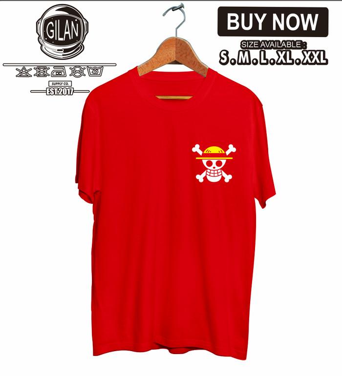 Jual Kaos Baju BAJAK LAUT MONKEY D LUFFY STRAW HAT PIRATES SHP ONE ...