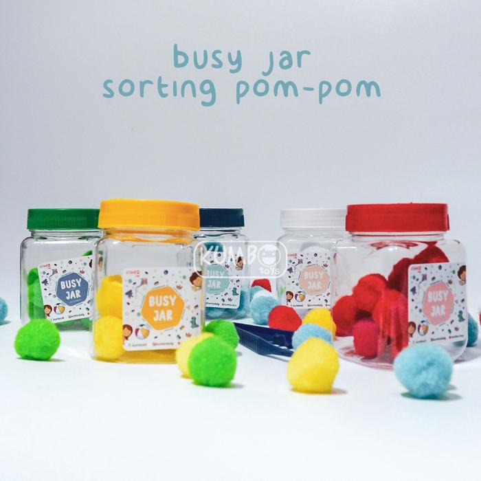 Jual Mainan Montessori Busy Jar Fine Motoric Play Sorting - Kota ...