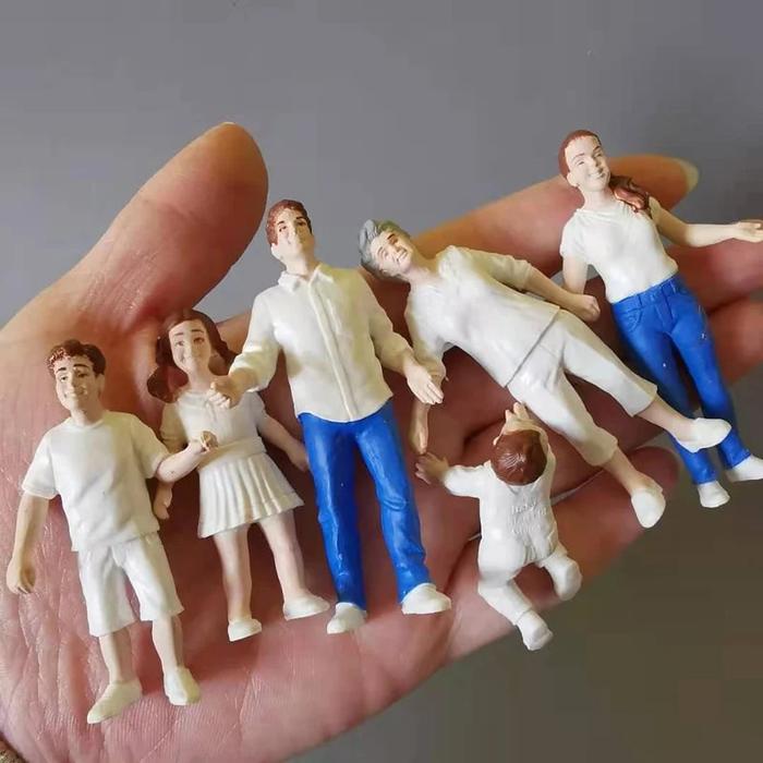 Jual Family Boy Girl Dad Mom/Miniatures People/Lovely - Kota Depok ...