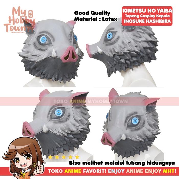 Jual Topeng Anime Cosplay Demon Slayer Kimetsu no Yaiba Inosuke ...